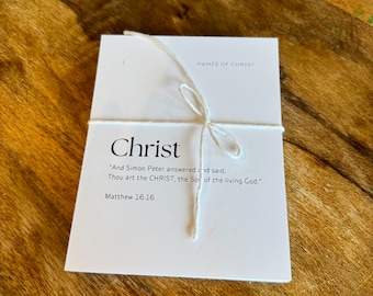 Names of Christ Word Art Using Various Names for the Savior to Create ...