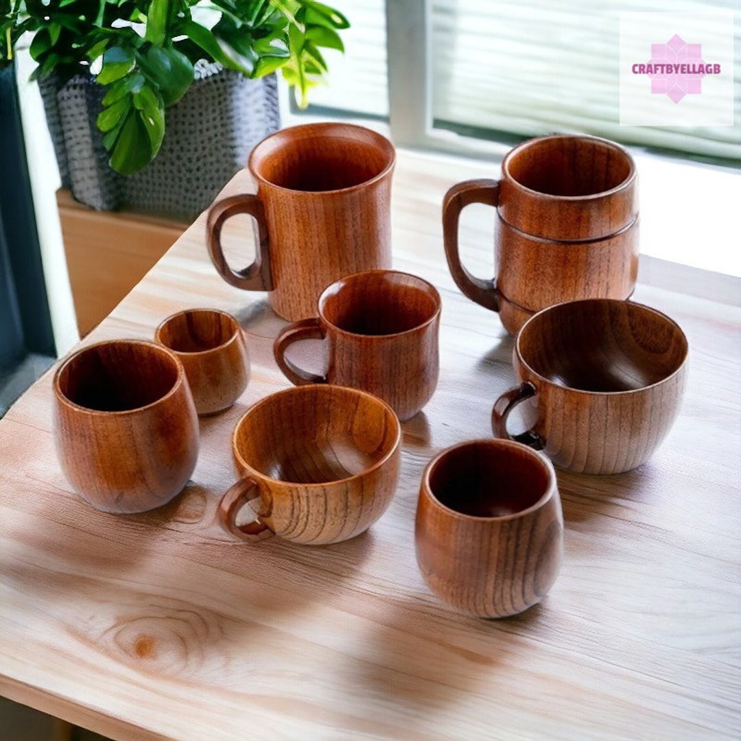 Wooden Cupseco Friendly Wood Tea Cup Wood Coffee Mug Wooden Mug Wooden ...