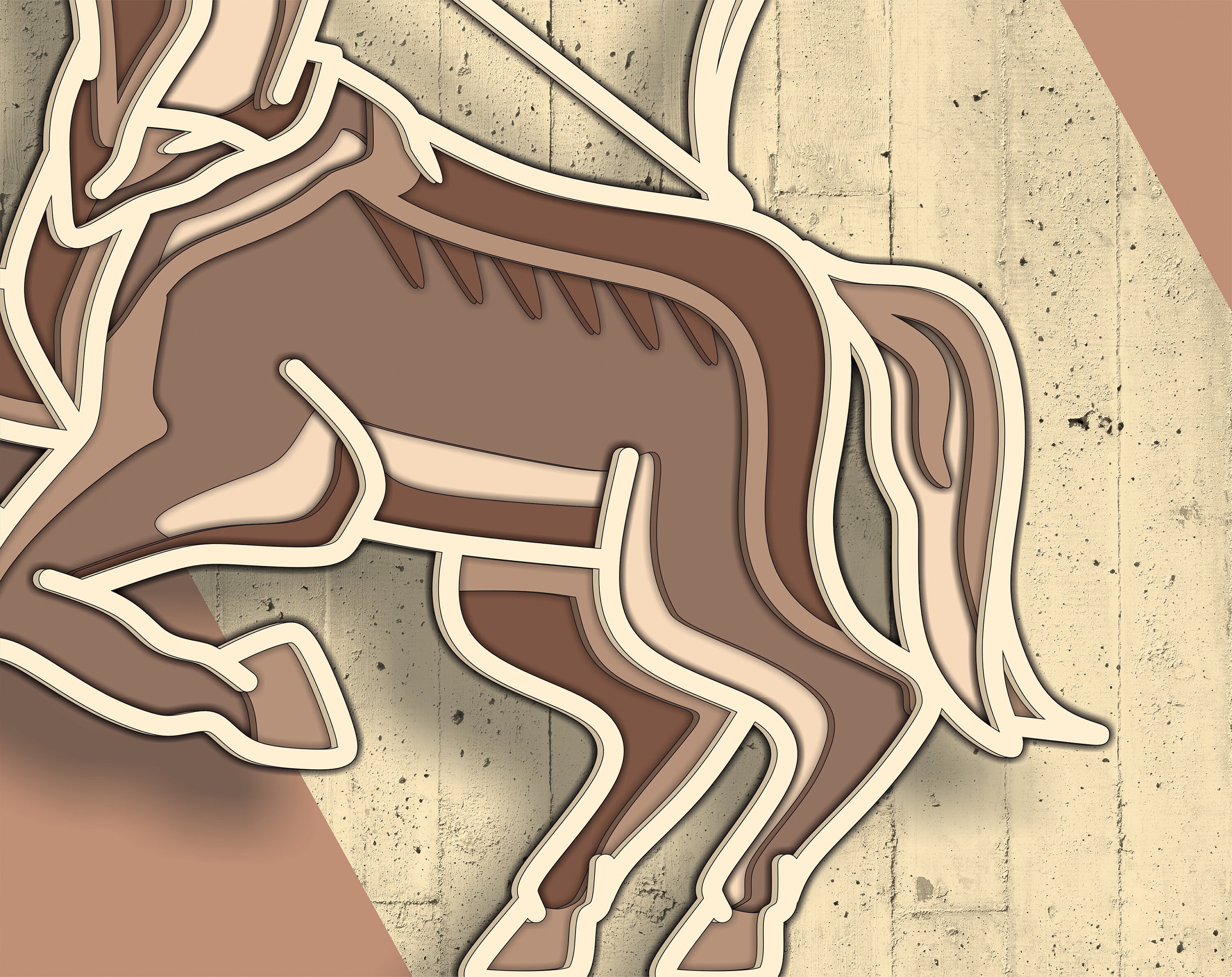 Centaur SVG for Glowforge, Multilayer Laser Cut, Digital Download ...