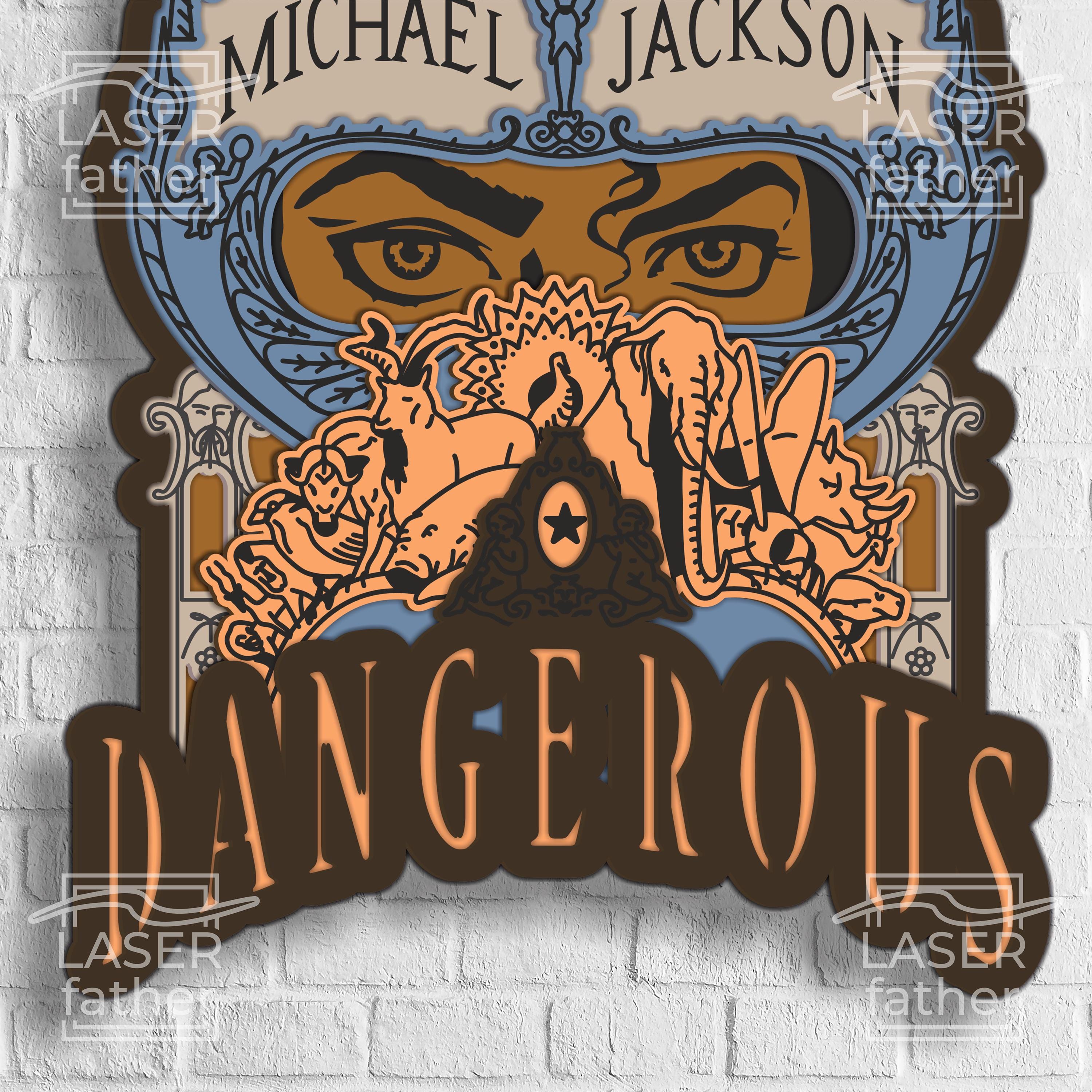 Music Legend, MJ SVG, Michael Jackson Art, Multilayer Laser Engrave ...