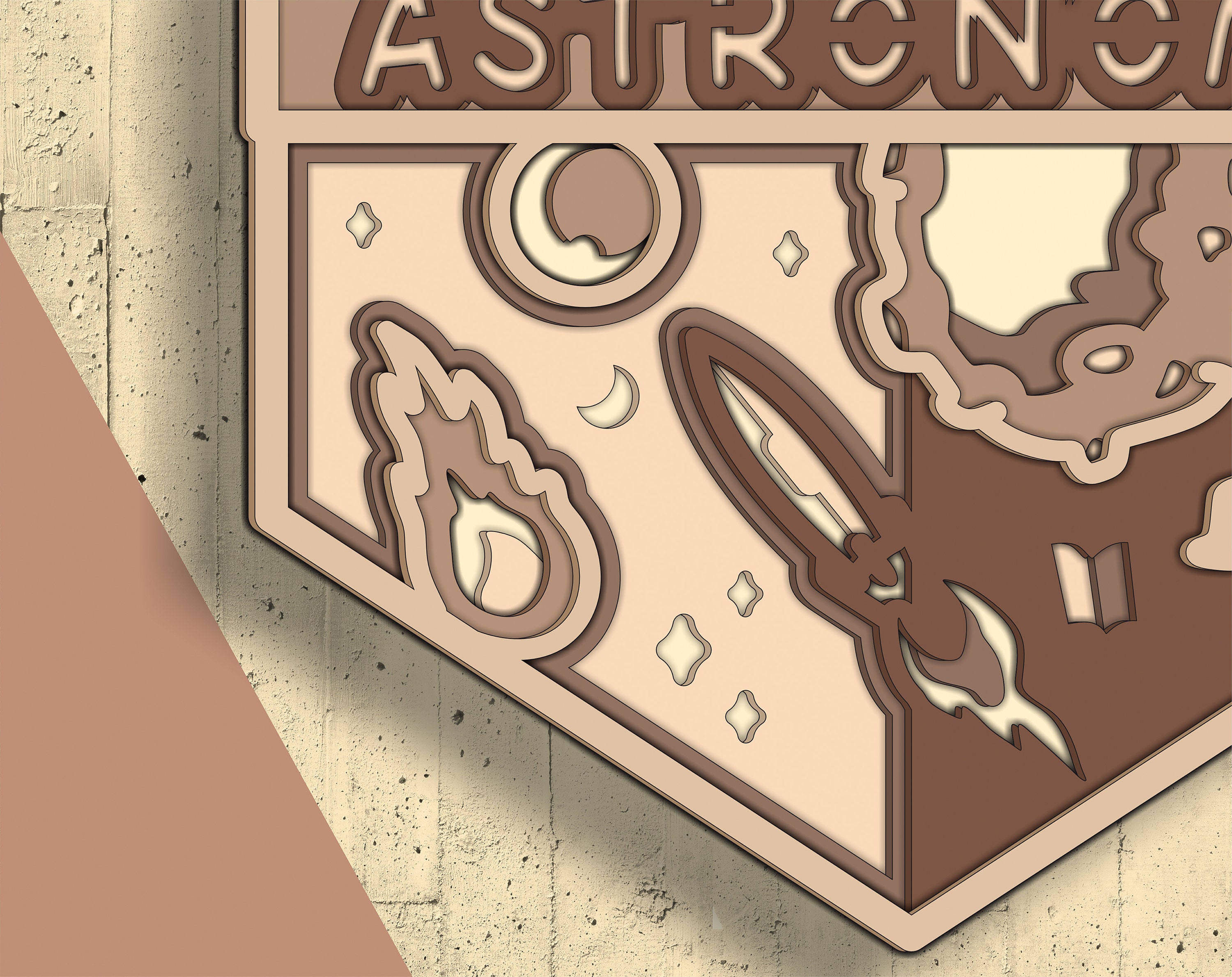 Astronomy 3D SVG for Laser Cuts, Digital Download, Multilayered Dxf ...