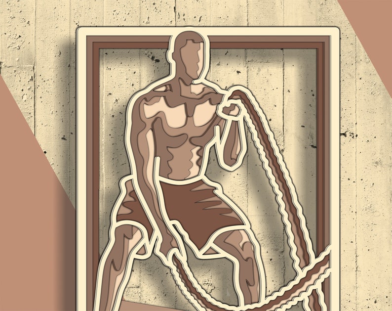 Crossfit SVG for Laser Cuts, Layered Glowforge, Digital Download, CNC ...