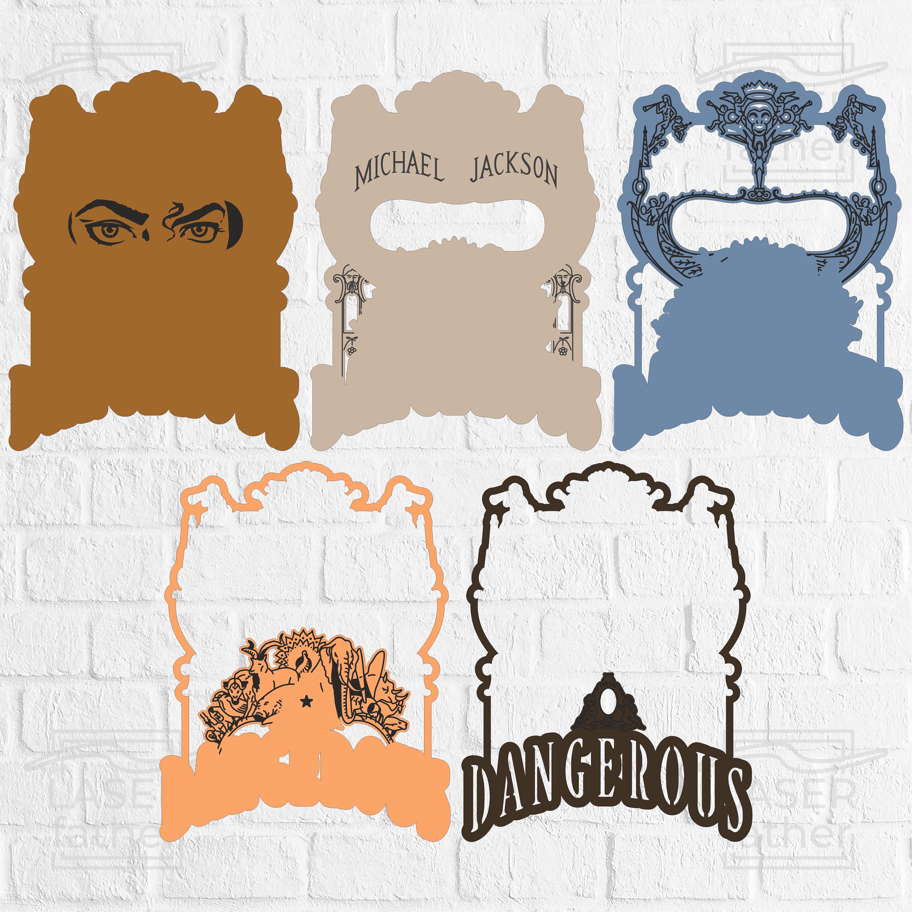 Music Legend, MJ SVG, Michael Jackson Art, Multilayer Laser Engrave ...