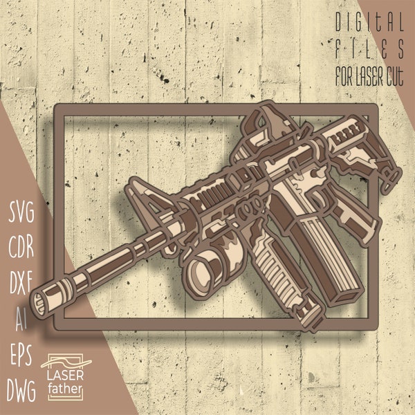 Firearm Laser Engraving Template - Etsy