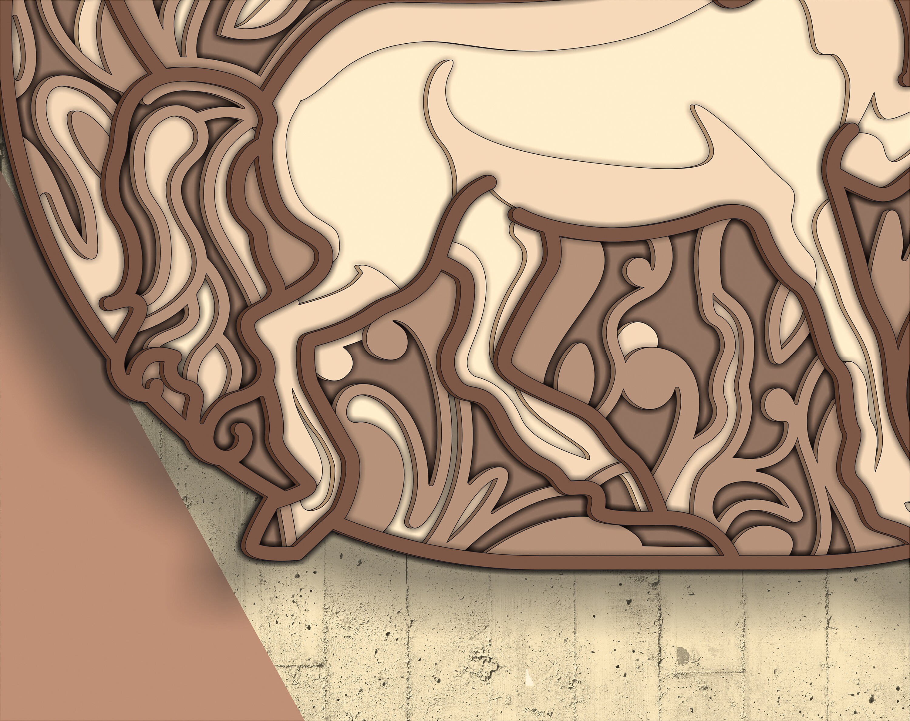 Centaur SVG for Laser Cuts, 3D Layered Designs, Digital Download ...