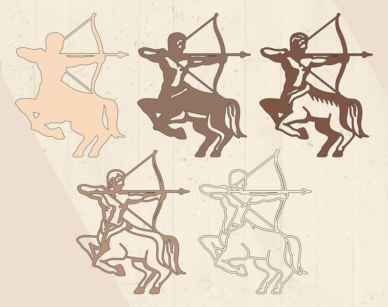Centaur SVG for Glowforge, Multilayer Laser Cut, Digital Download ...