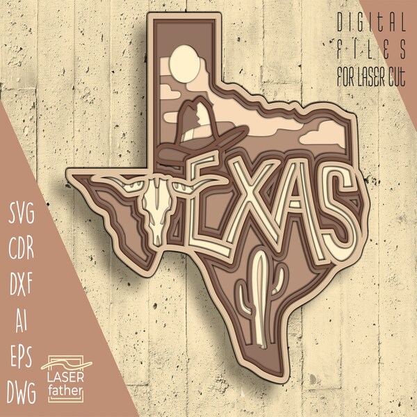 Texas Svg File - Etsy