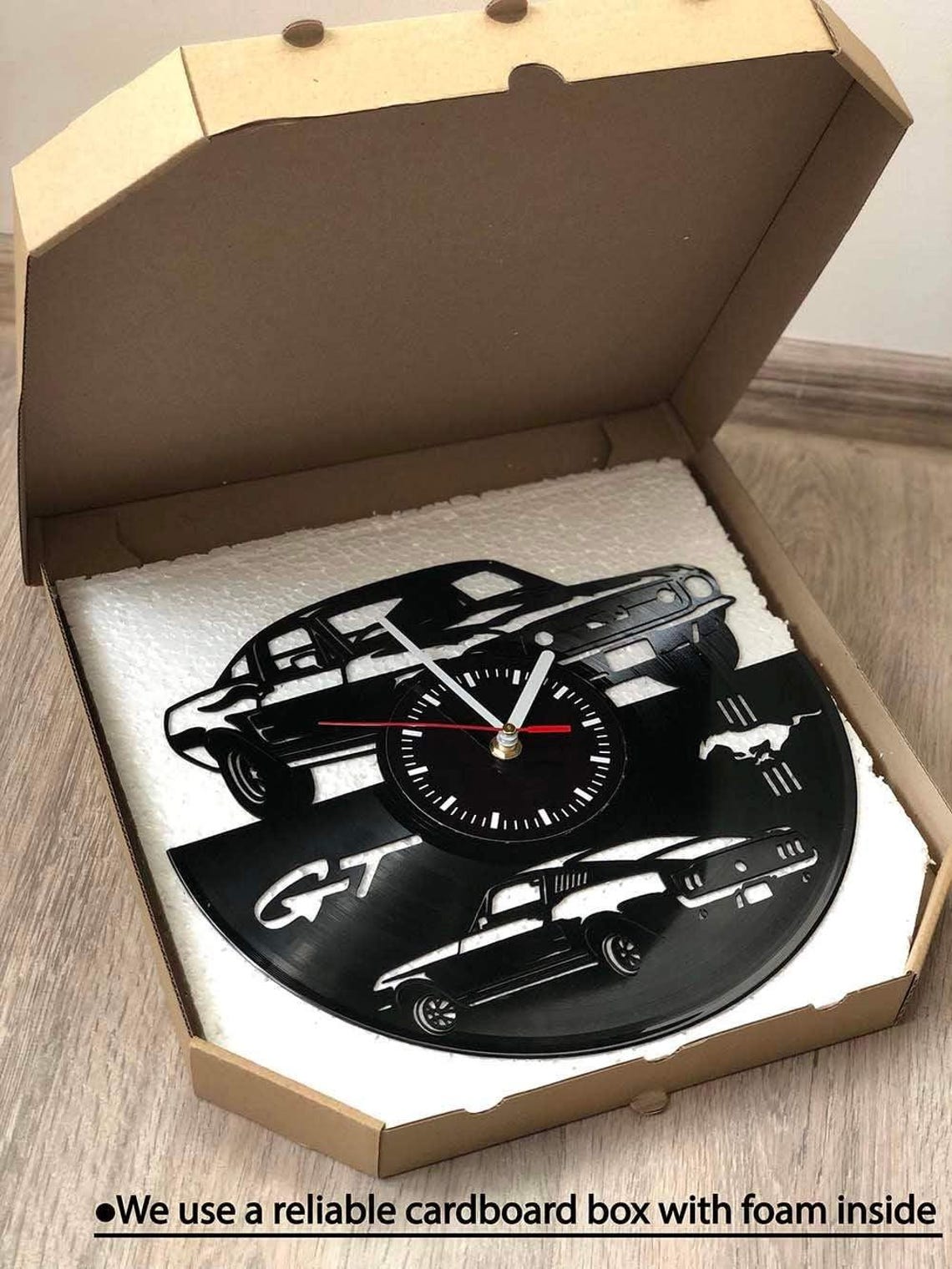 Hip Hop Music Vinyl Record Clock, Rapper Gift, Unique Apartment Decor ...