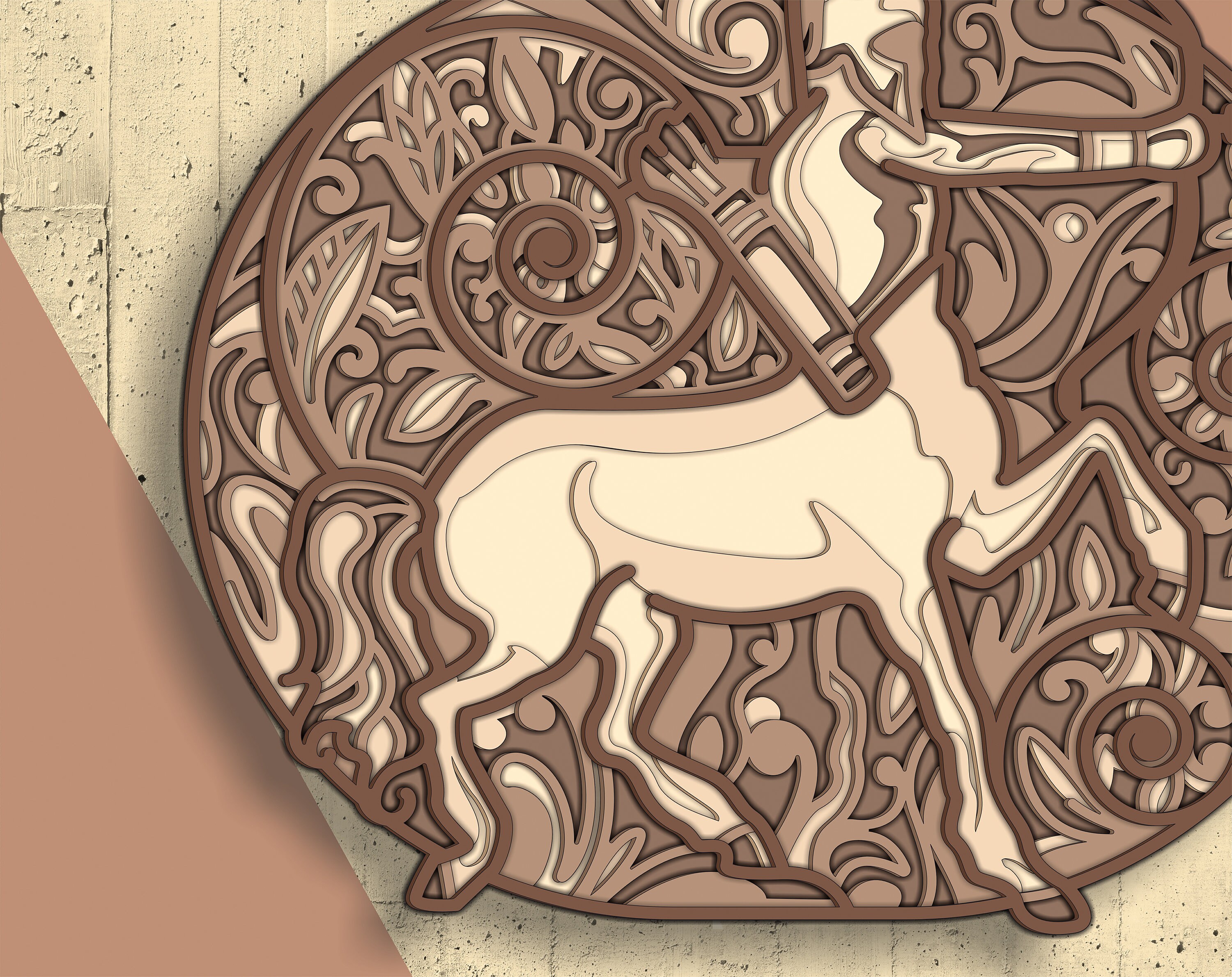 Centaur SVG for Laser Cuts, 3D Layered Designs, Digital Download ...