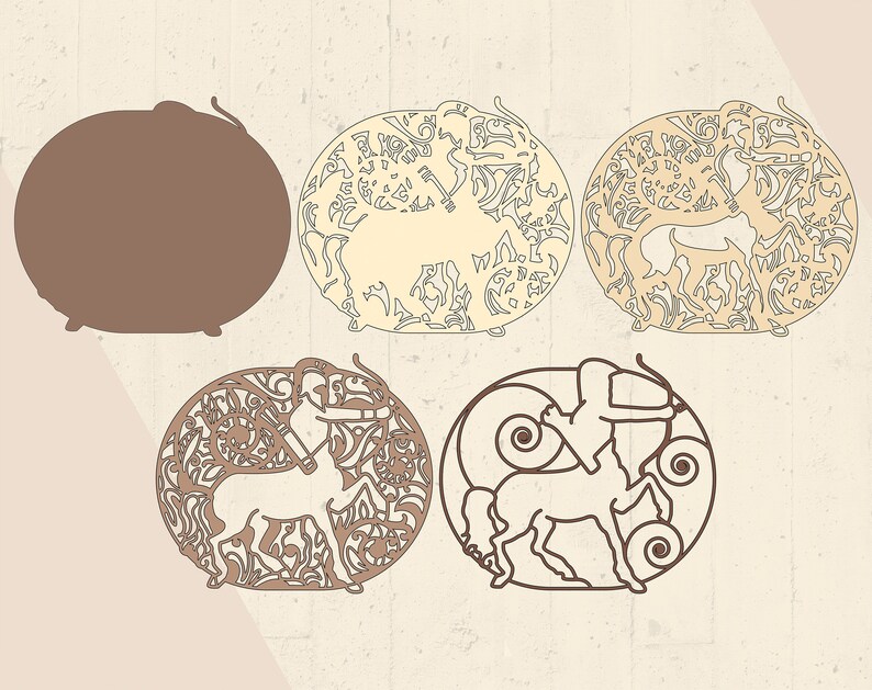 Centaur SVG for Laser Cuts, 3D Layered Designs, Digital Download ...