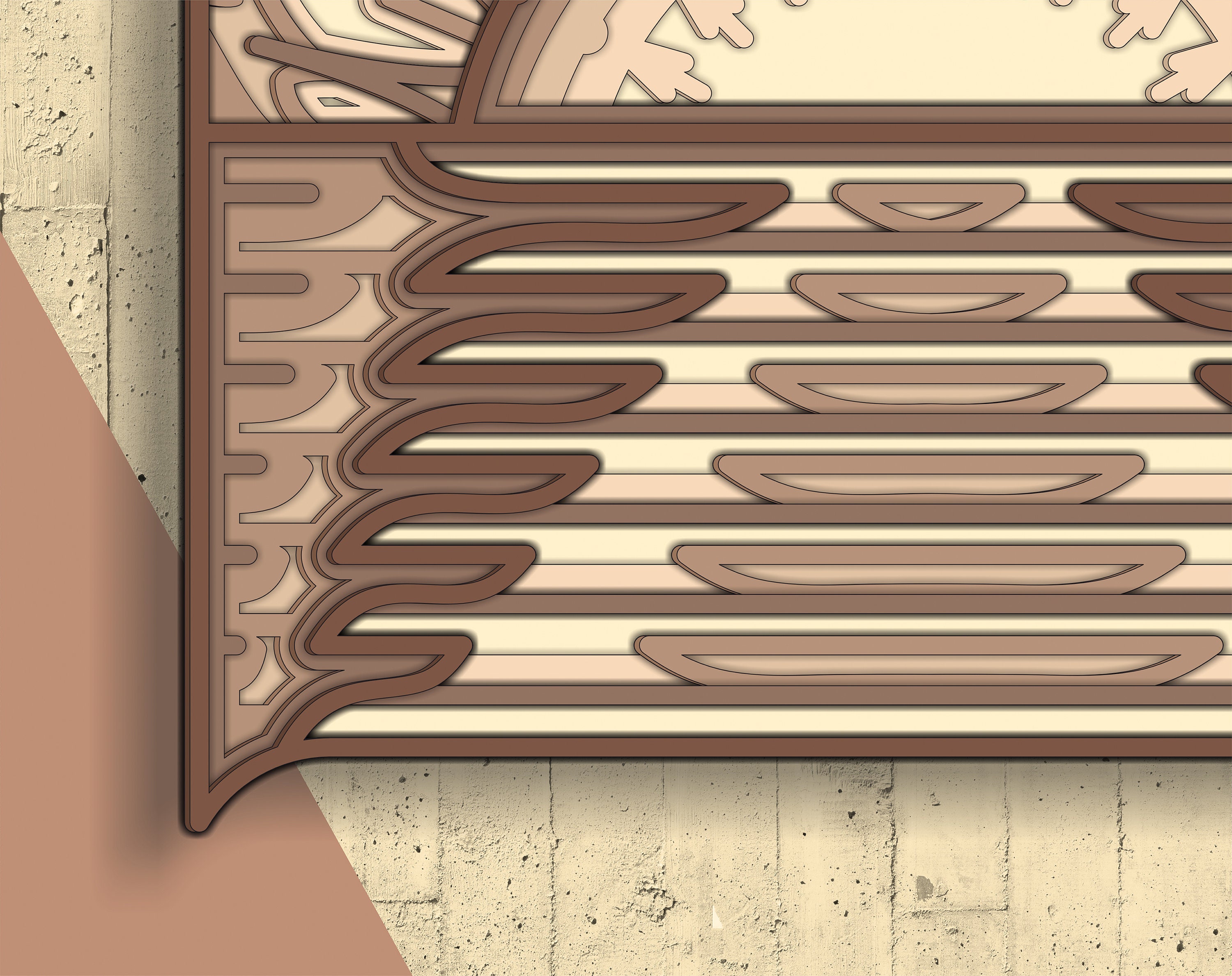 Sunset 3D SVG for Laser Cuts, Multilayered Dxf Files, Digital Download ...