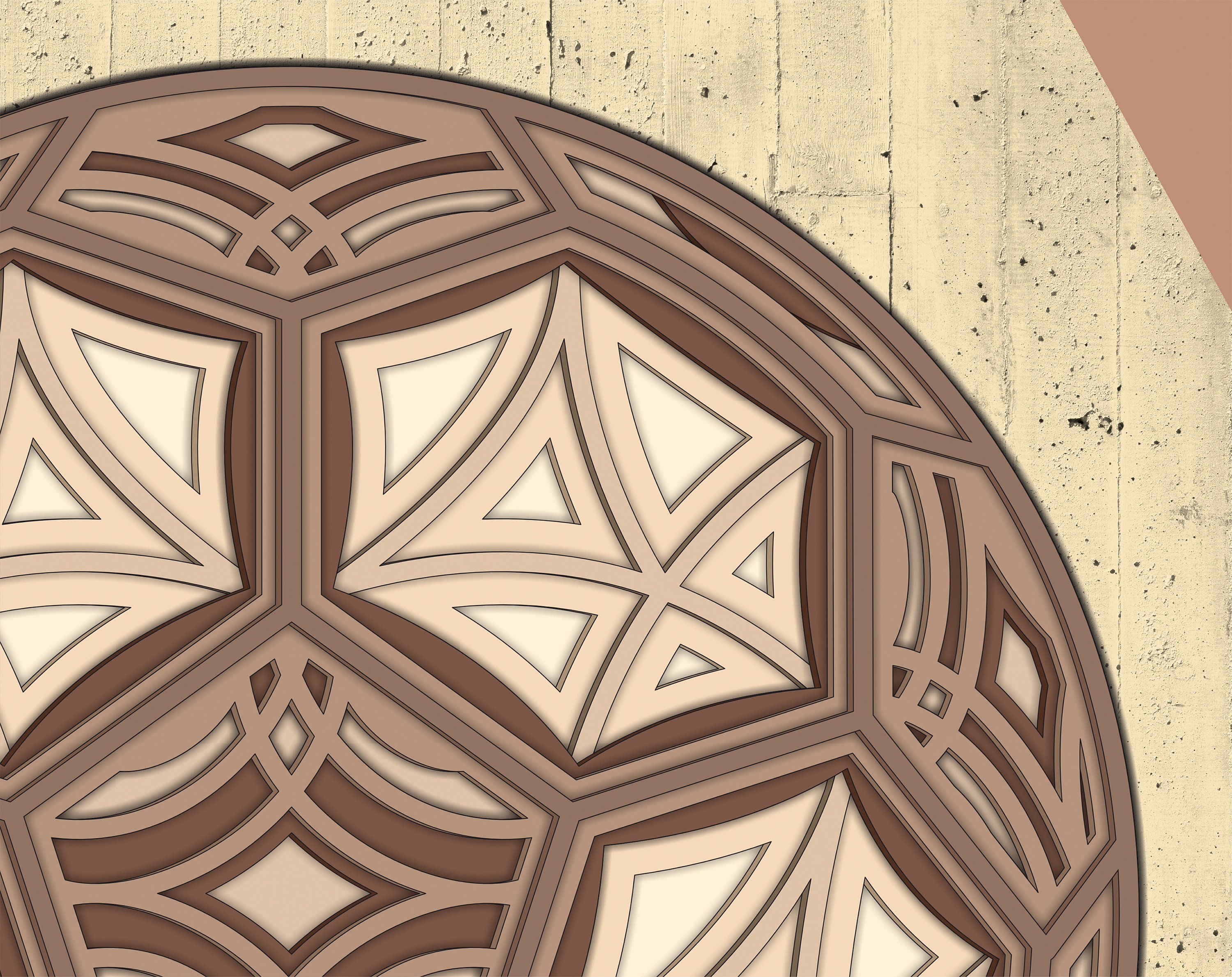 Soccer Ball 3D SVG File, Laser Cutting, Layered Paper Art, Digital ...