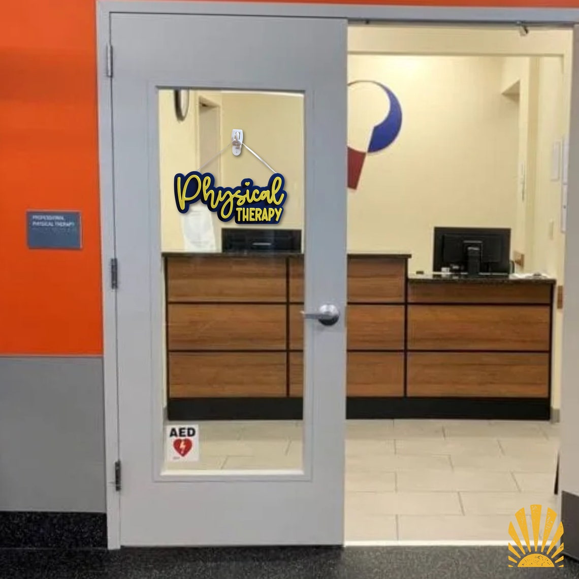 Physical Therapy Door Sign | Door Hanging Sign | PT Door Plate | Office ...
