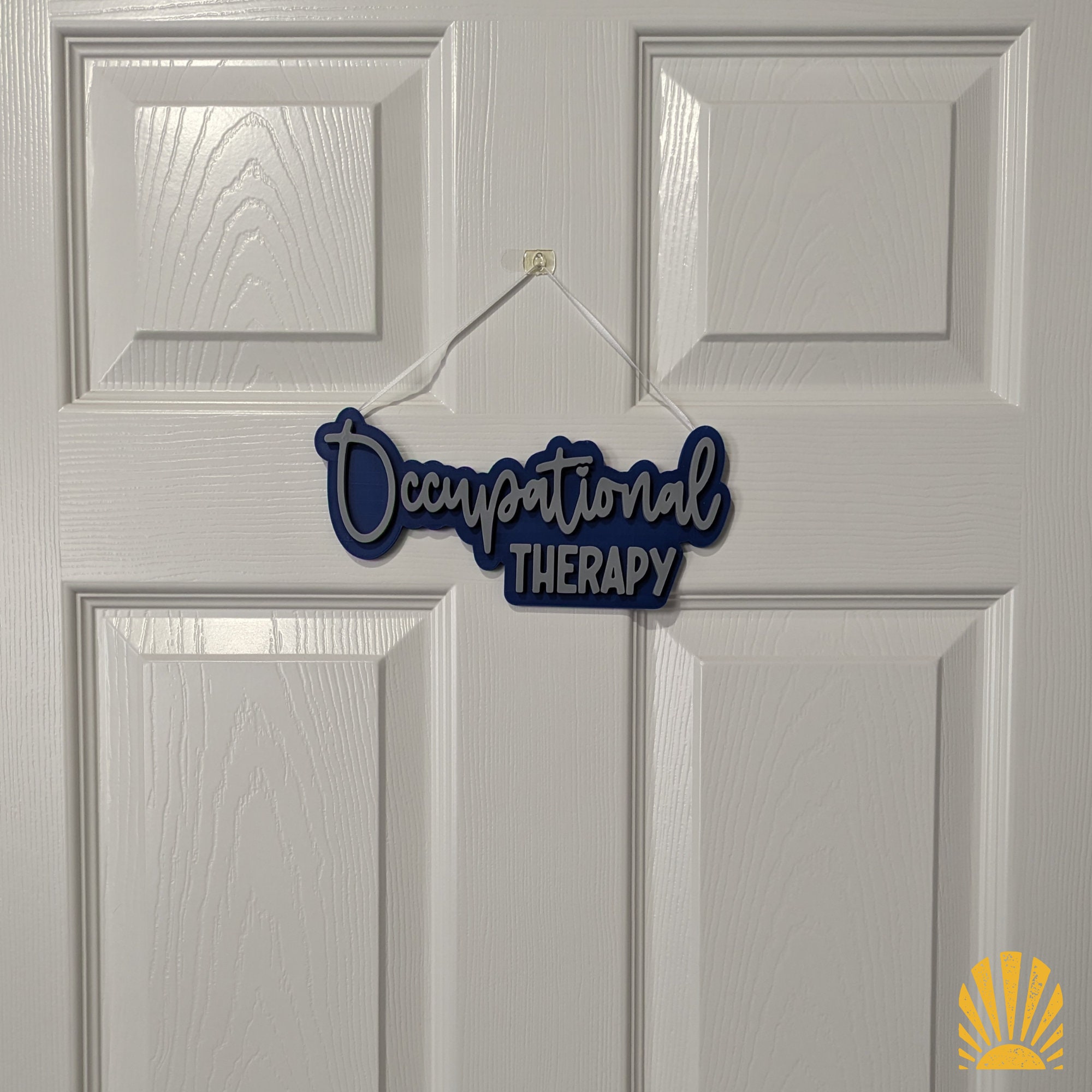 Occupational Therapy Door Sign | Door Hanging Sign | OT Door Plate ...
