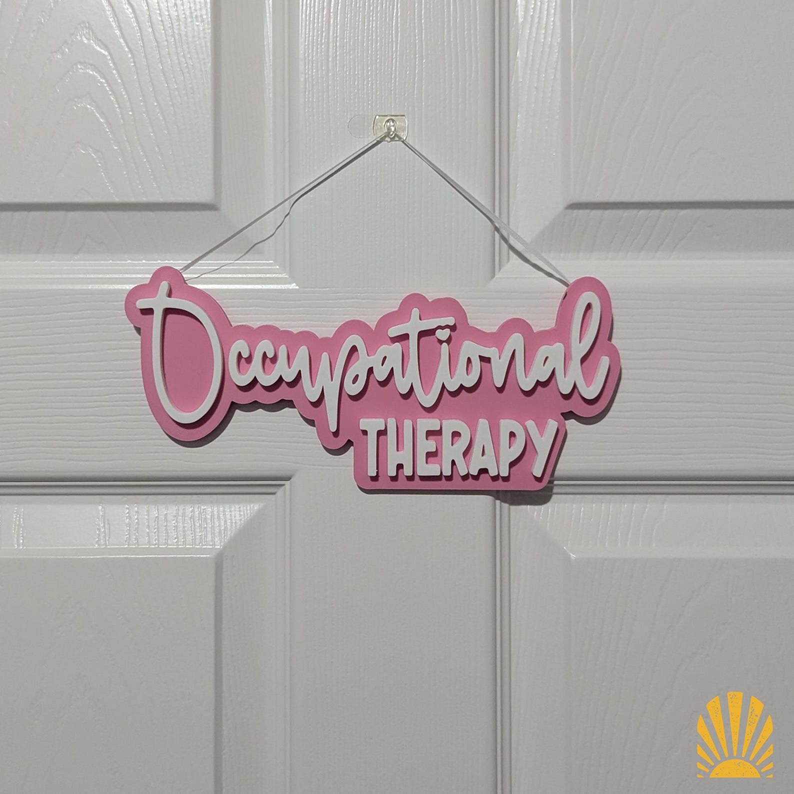 Occupational Therapy Door Sign: Custom Colors - 3D Printed - Etsy