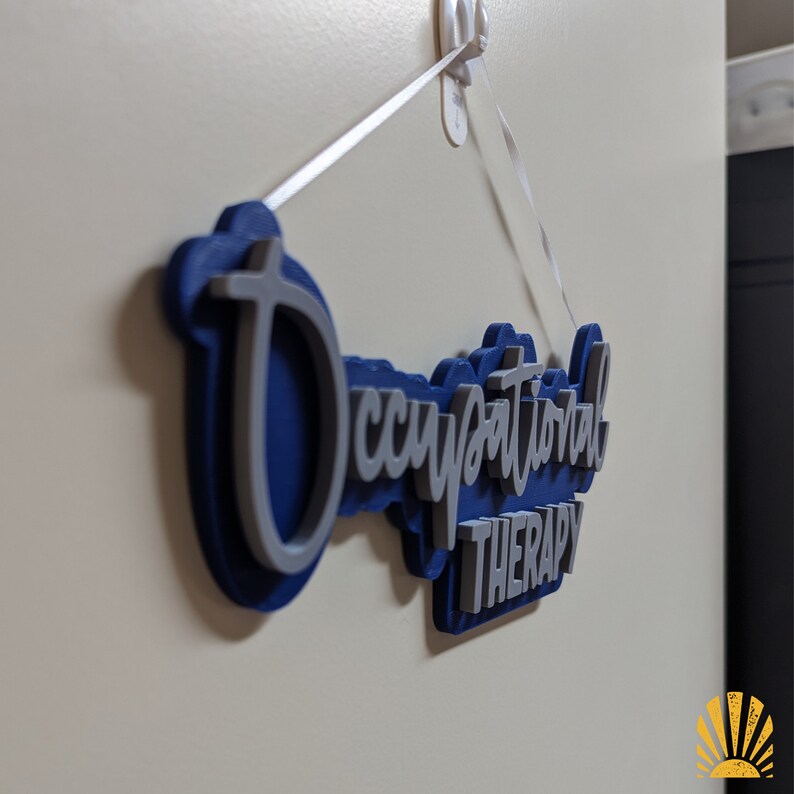 Occupational Therapy Door Sign | Door Hanging Sign | OT Door Plate ...