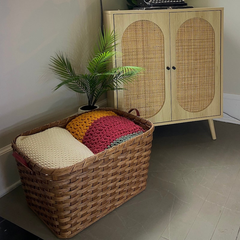 Wicker Vintage Baskets - Etsy