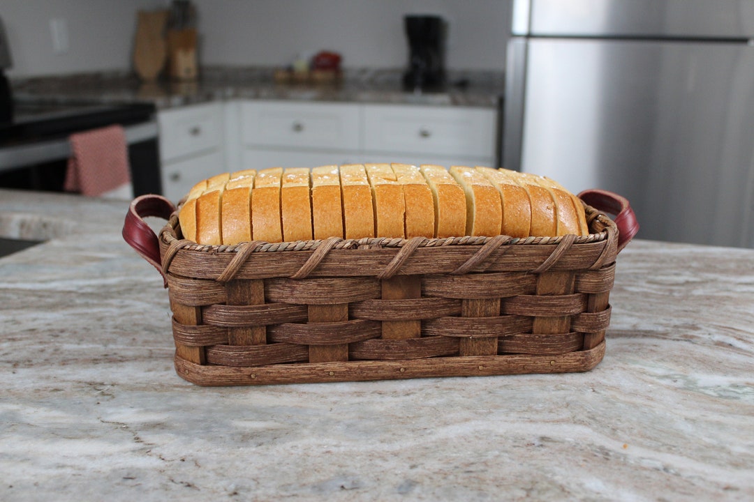 Dinner Roll Basket | Amish Wicker Small Bread Basket - Etsy