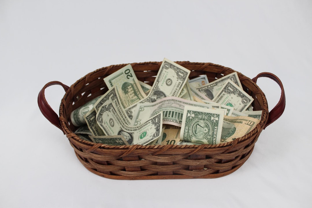 Church Offering Basket | Amish Woven Wicker Collection Basket - Etsy