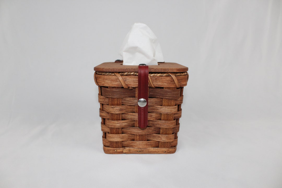 Amish Wicker Tissue Box Holder | Kleenex Box Cover - Etsy