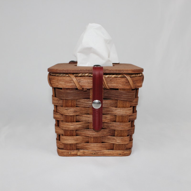 Vintage Tissue Box Wicker - Etsy