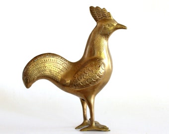 Brass rooster | Etsy