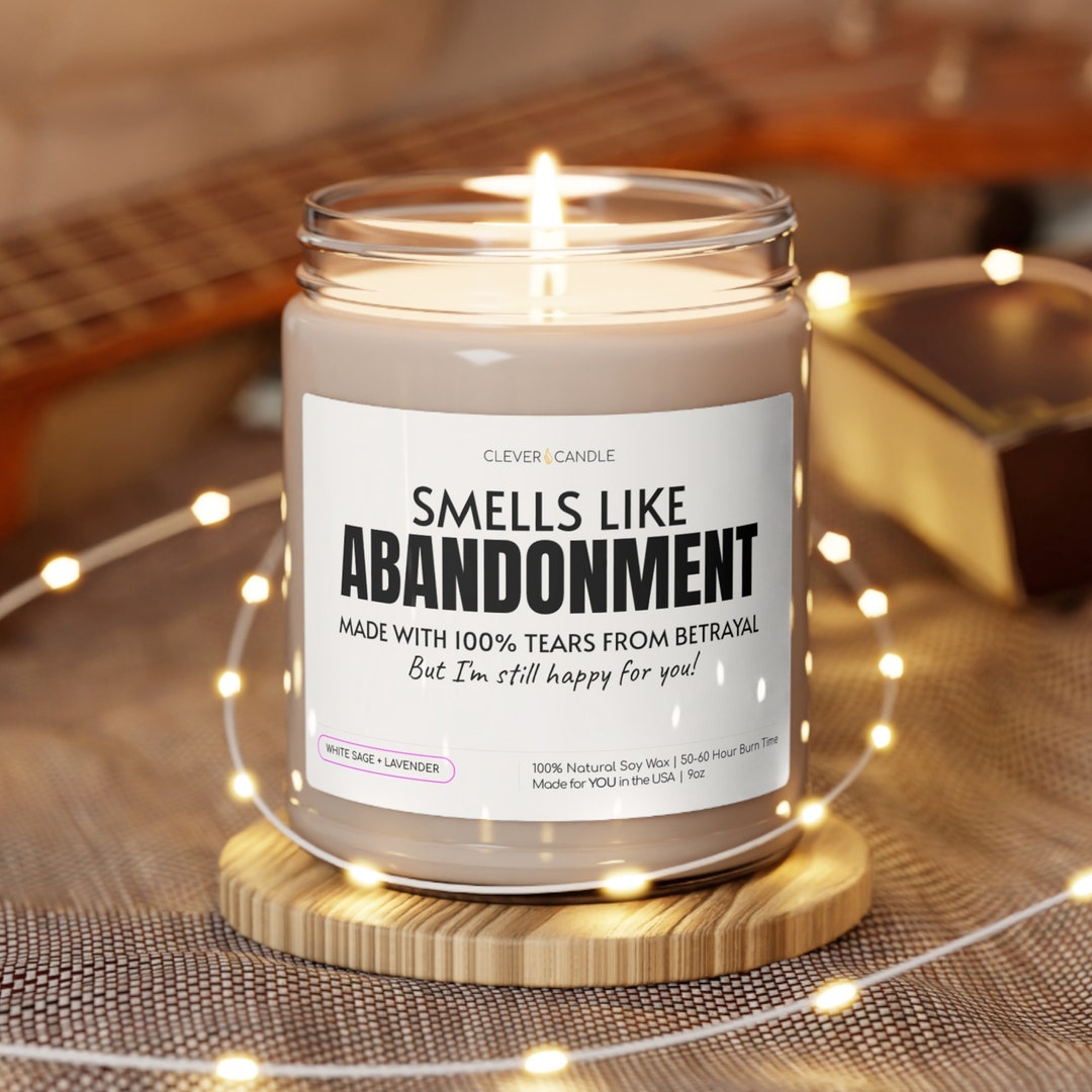 Smells Like Abandonment Farewell Gift for Coworker Leaving Job, Funny ...