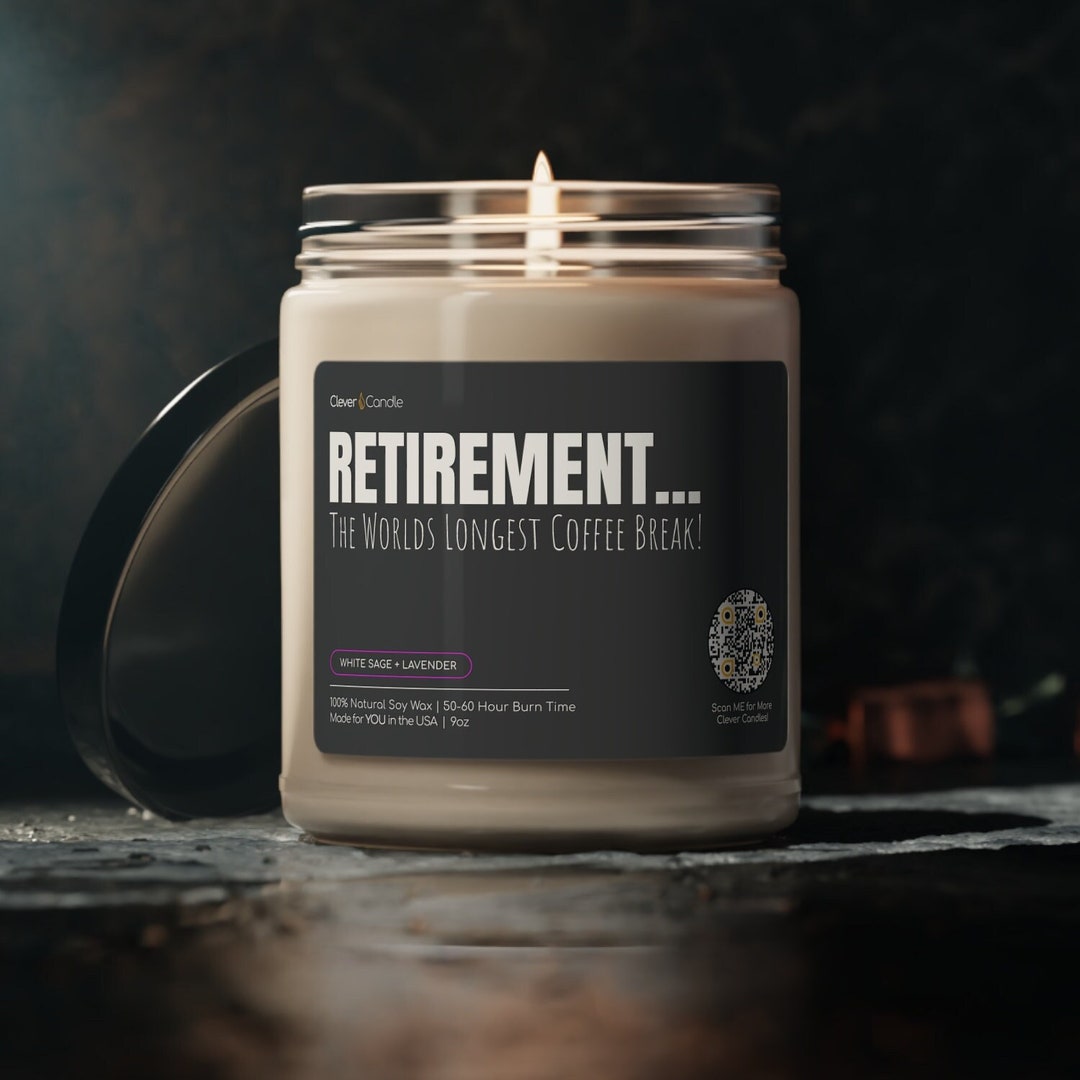 Retirement...the Worlds Longest Coffee Break Retirement Candle Funny ...