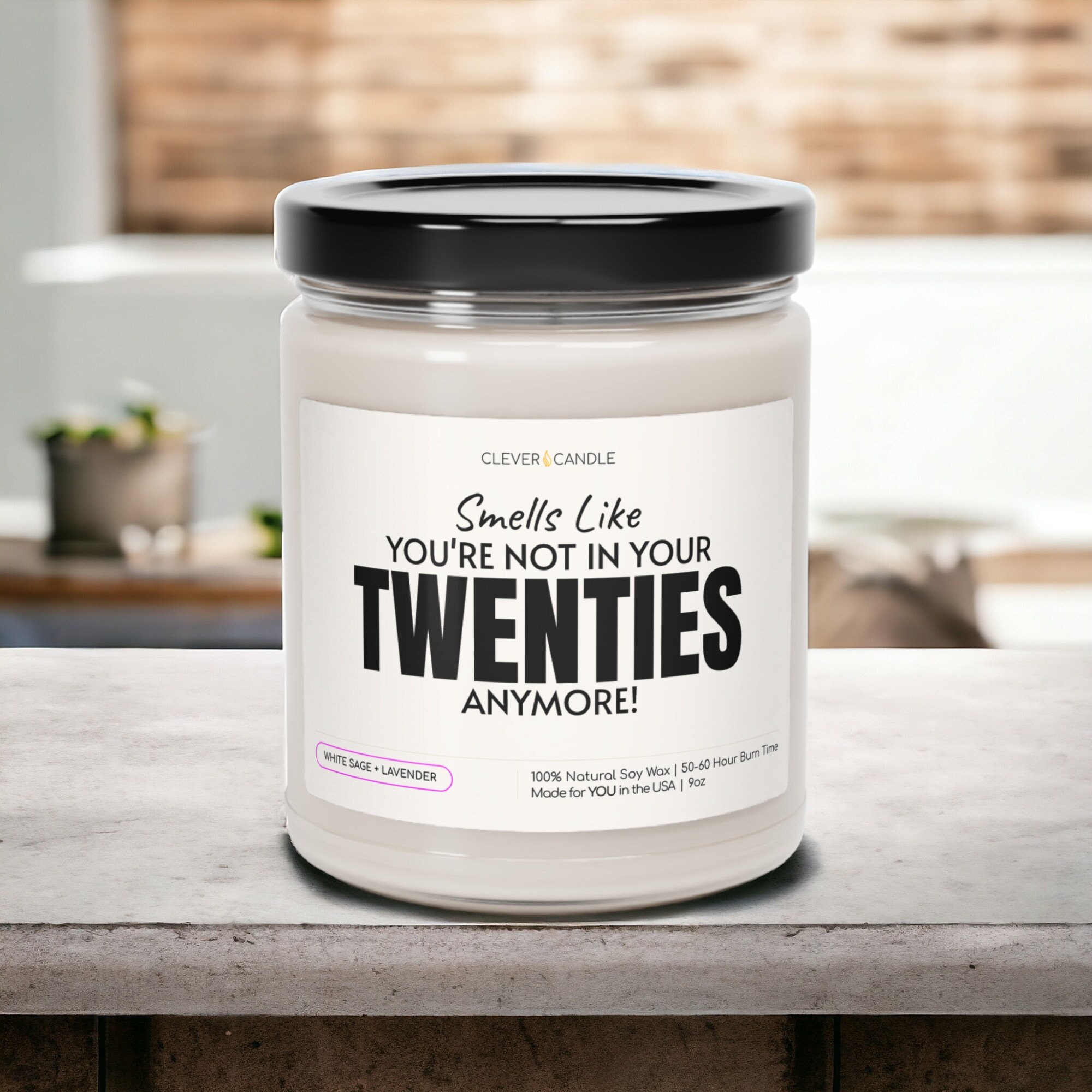 Funny 30th Birthday Soy Candle: White Sage + Lavender - Etsy
