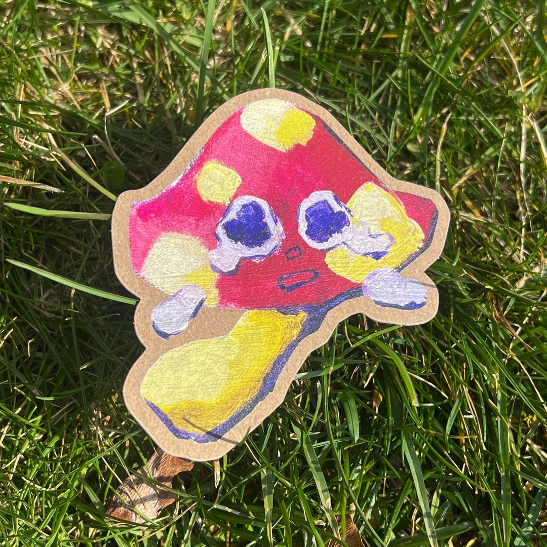 Mushroom Sticker - Etsy