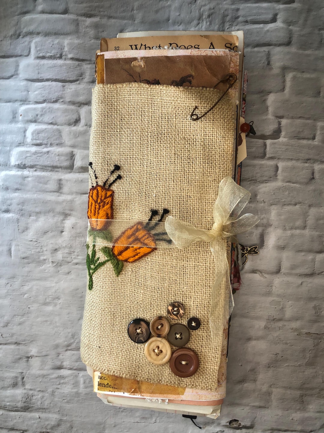 Vintage Handmade Flip Flop Junk Journal - Etsy