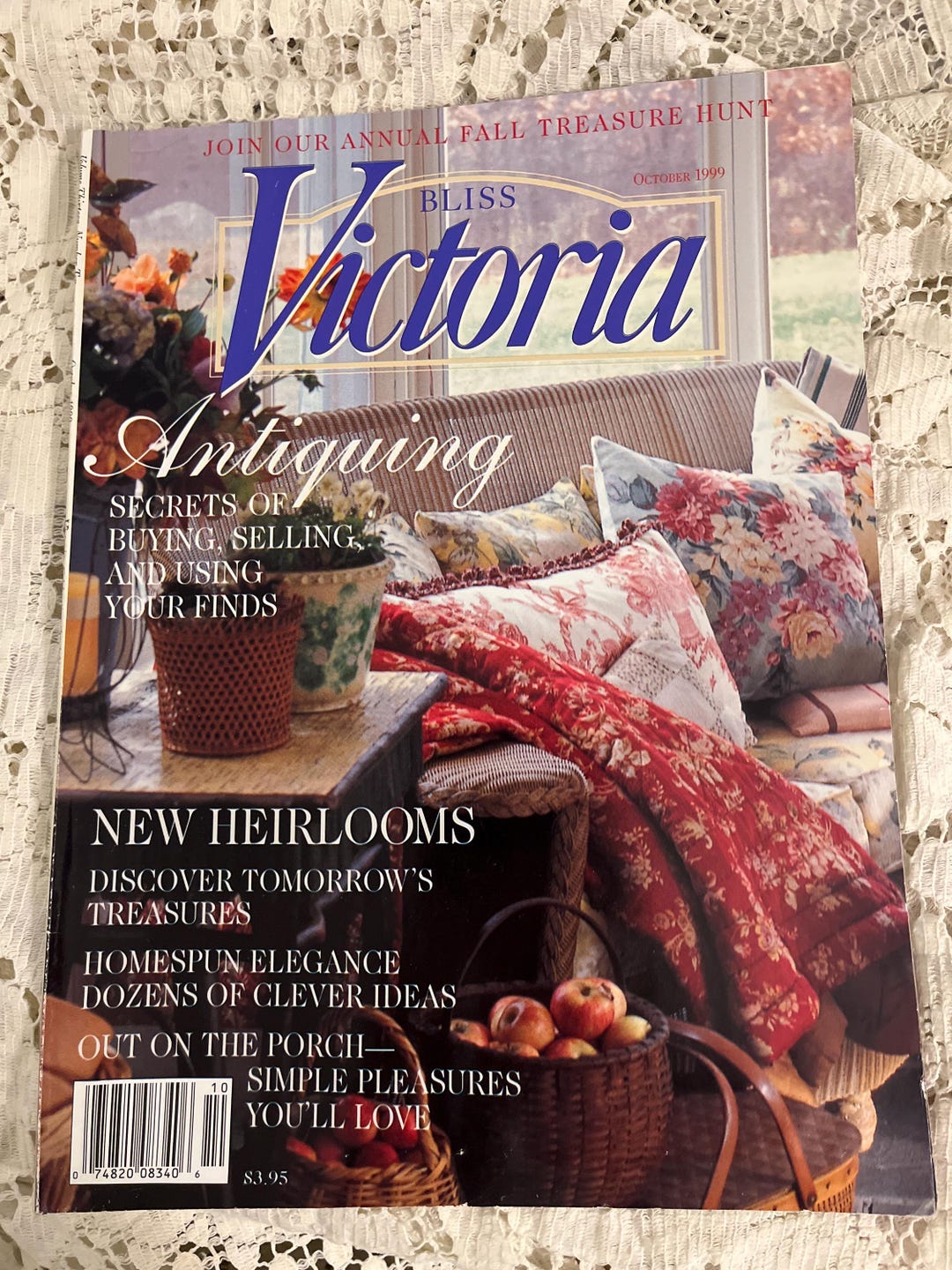 Vintage Victoria Magazine October 1999 - Etsy