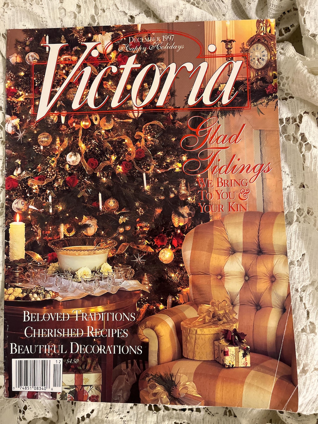 Vintage Victoria Magazine December 1997 - Etsy