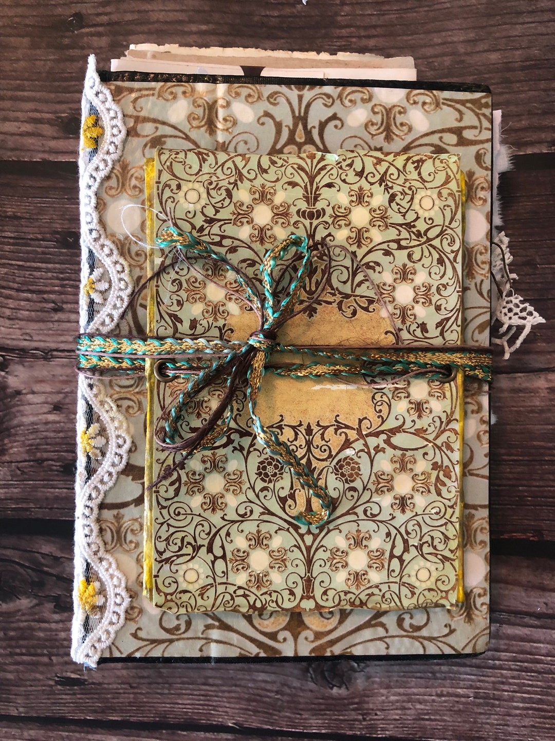 Vintage Handmade Junk Journal - Etsy