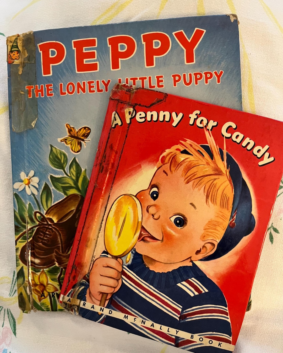 Peppy the Lonely Little Puppy / A Penny for Candy Rand Mcnally Elf ...
