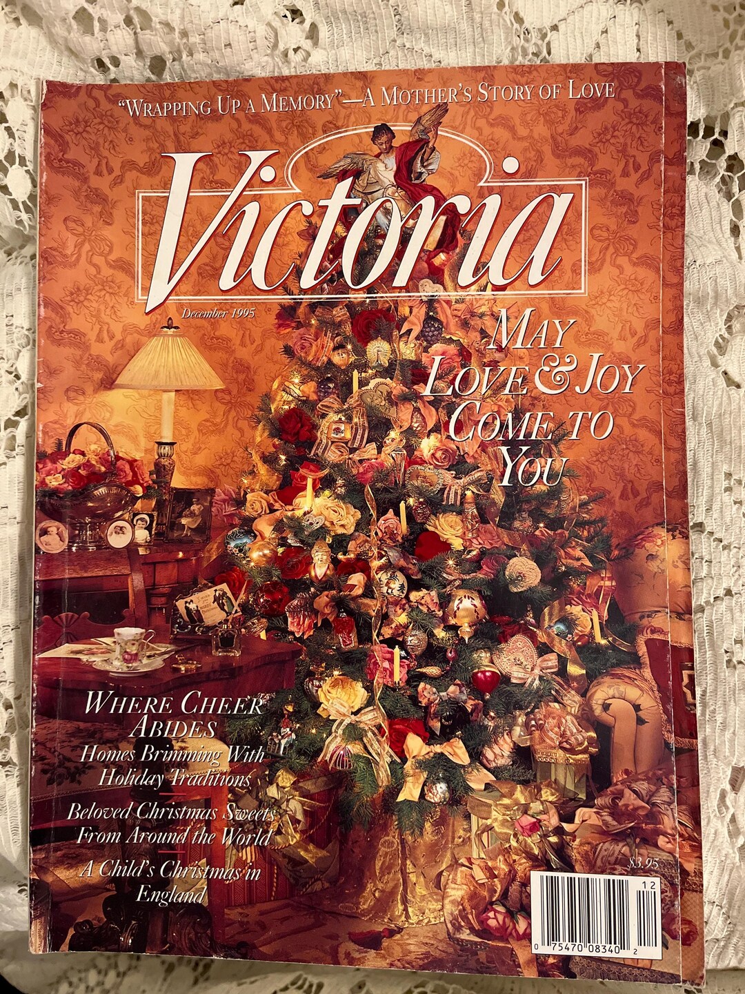 Vintage Victoria Magazine December 1995 - Etsy