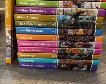 1974 CHILDCRAFT Encyclopedia Reference Set, 15 Volumes, Complete Set ...