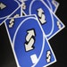 Blue Uno Reverse Card Glossy Vinyl Card Cover, Premium High Quality ...