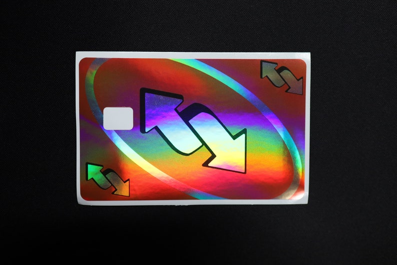 Red Uno Reverse Card holographic Card Cover, Premium High Quality ...