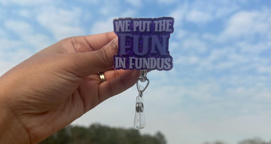 FUNDUS Badge |LDRP | Retractable Badge - Etsy