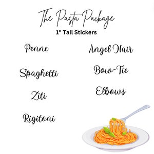 Pantry Container Sticker Labels, Kitchen Organization, Jar Labels ...