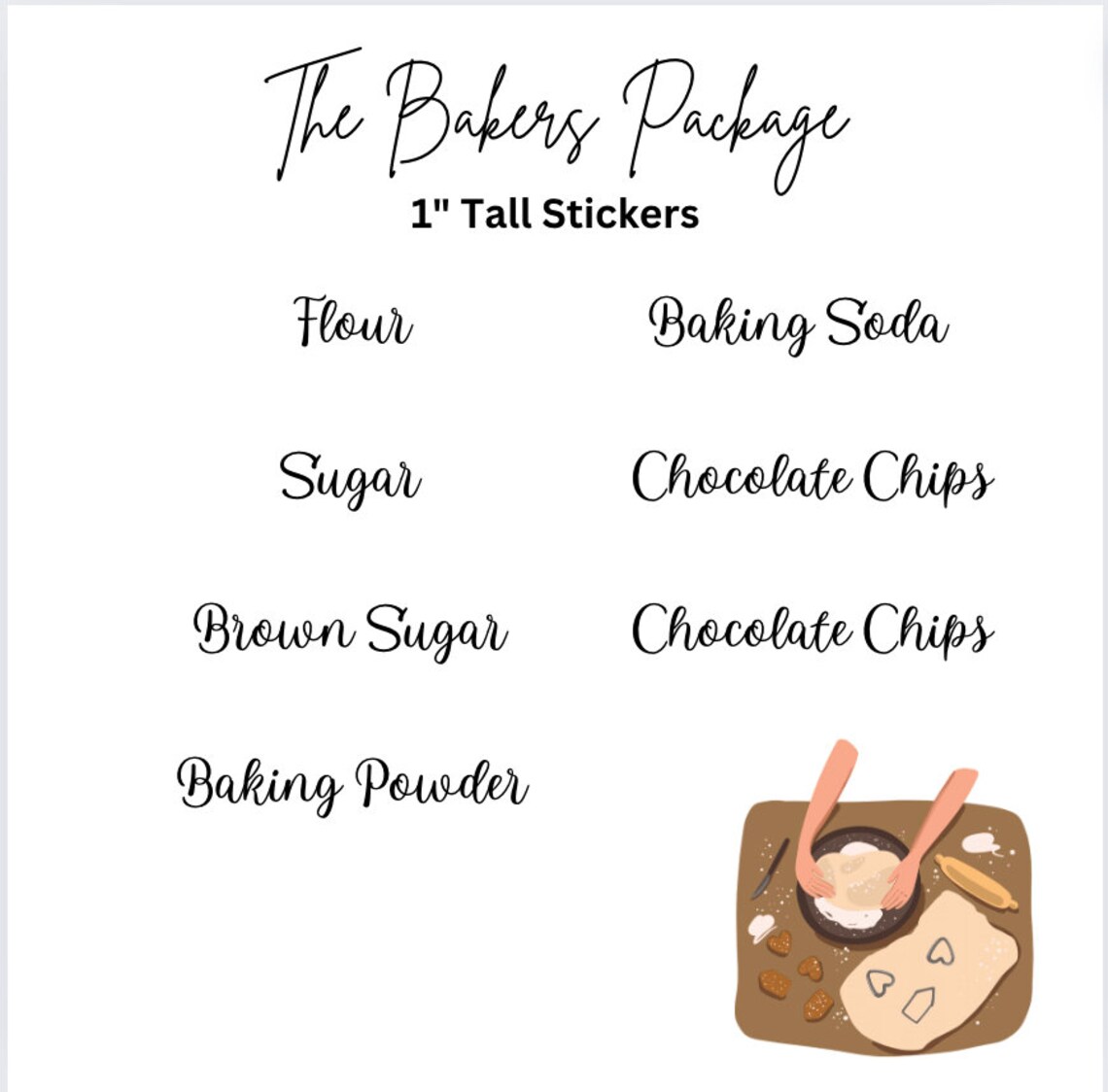 Pantry Container Sticker Labels, Kitchen Organization, Jar Labels ...