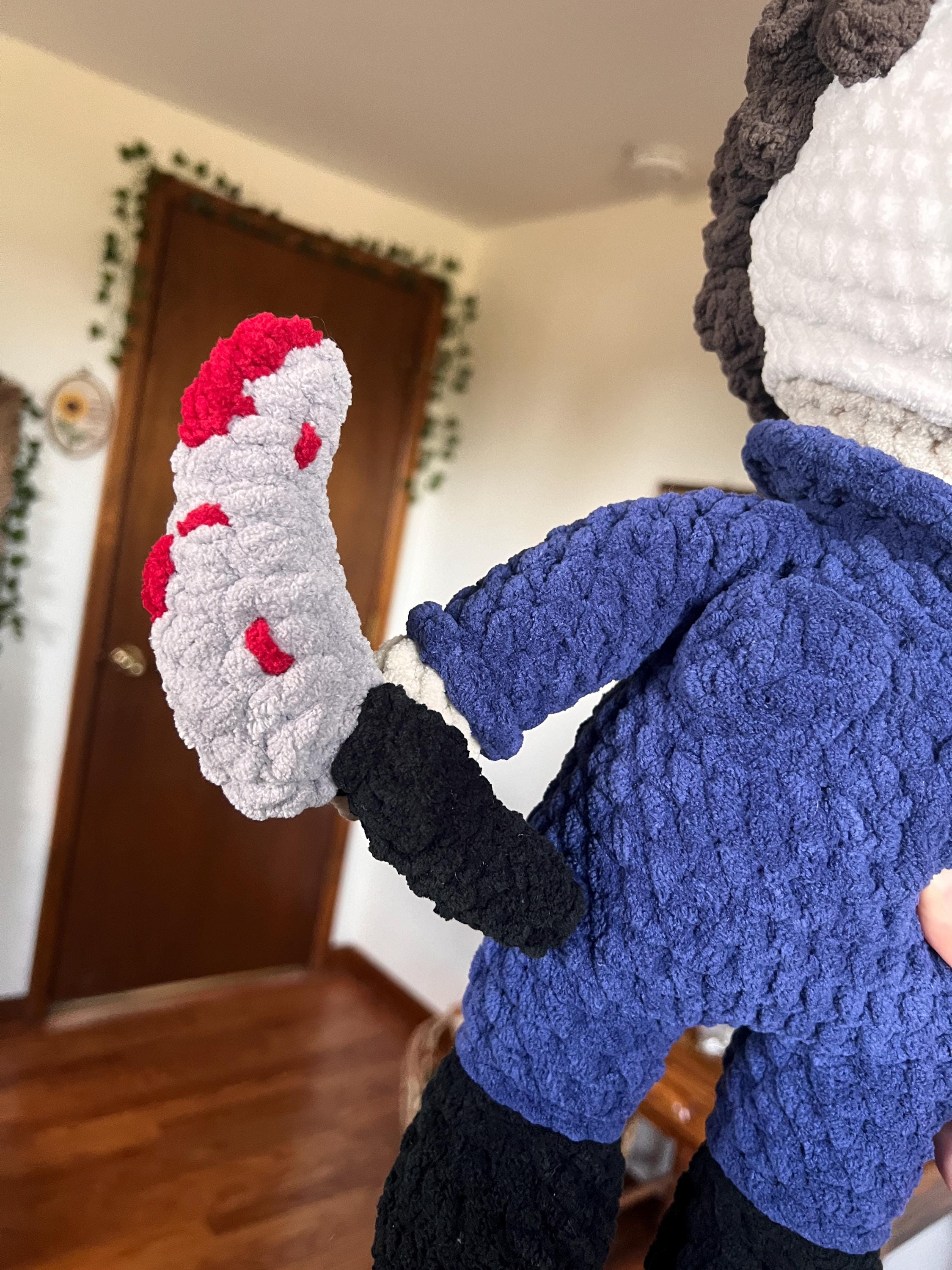 Michael Myers Crochet Plushie Scary Slasher Doll Stuffed Plushie ...