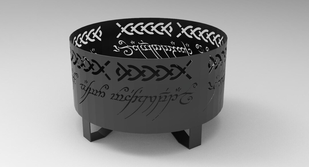 DXF Bonfire Bowl the Lord of the Rings - Etsy