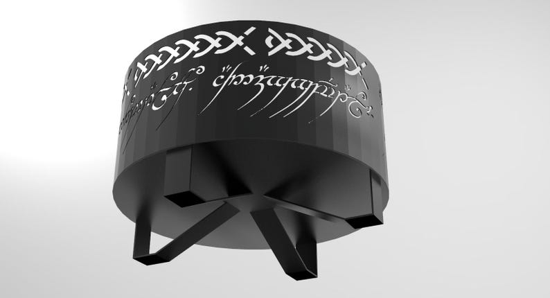 DXF Bonfire Bowl the Lord of the Rings - Etsy