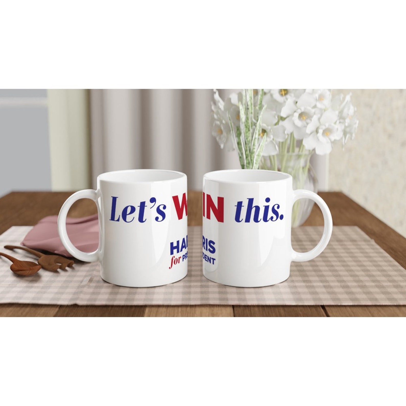 Kamala Harris 2024 Presidential Campaign Mug 11oz Ceramic Coffee Cup ...