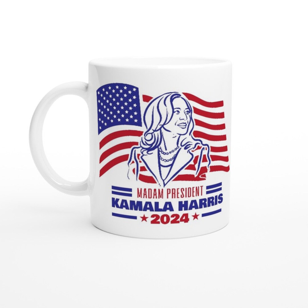 Kamala Harris 2024 Presidential Campaign Mug 11oz Ceramic Coffee Cup ...