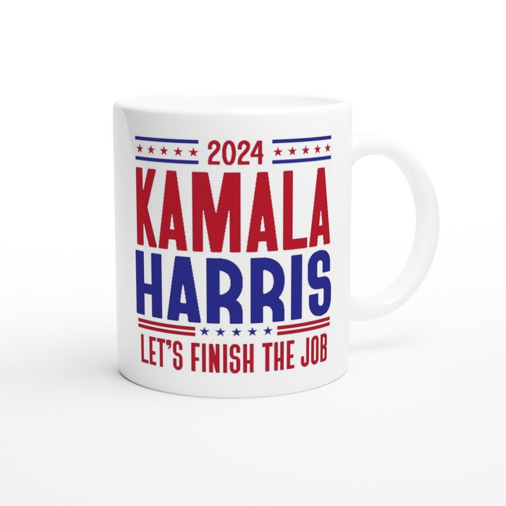Kamala Harris 2024 Presidential Campaign Mug 11oz Ceramic Coffee Cup ...