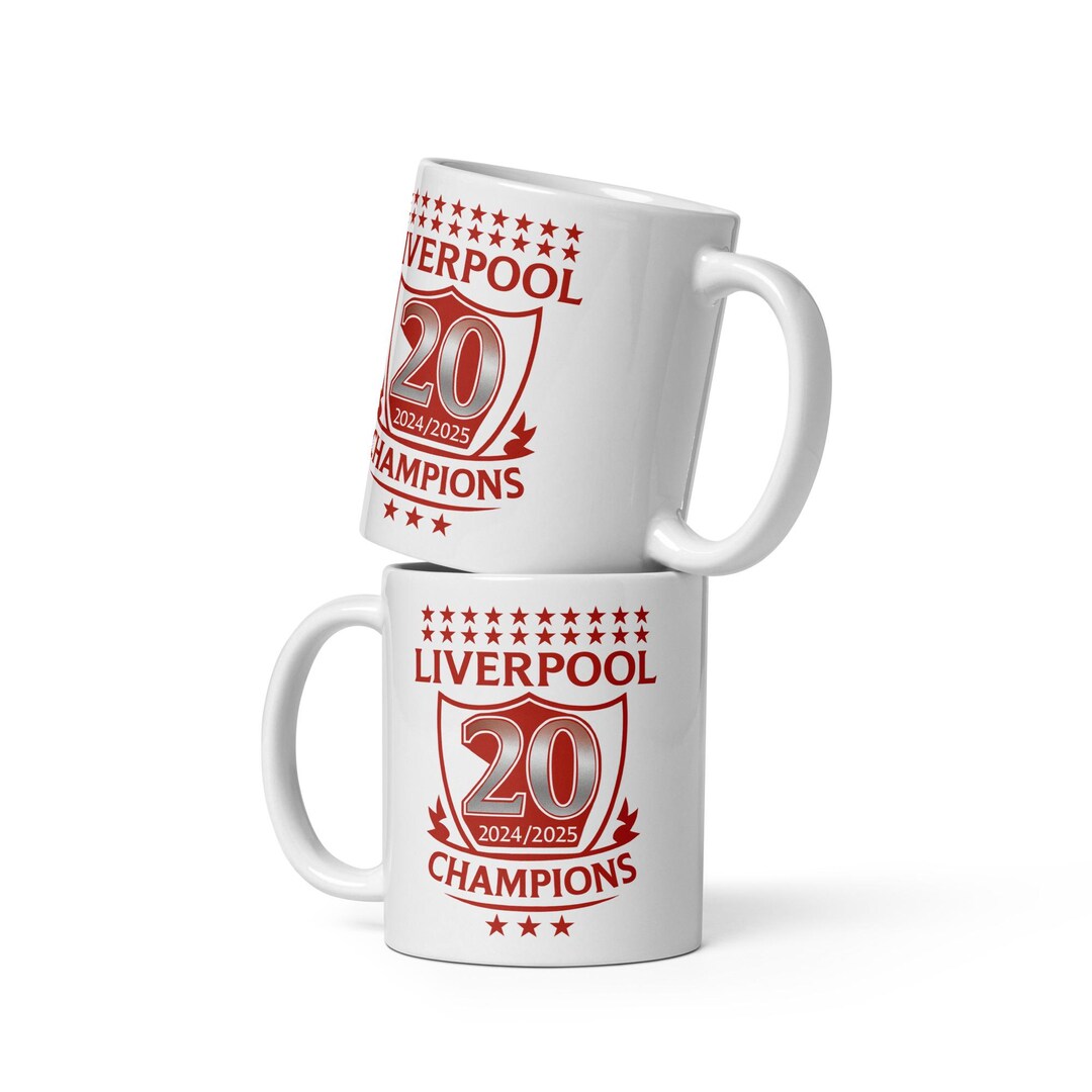 Liverpool FC Mug 2025 Champions | 20 League Titles Commemorative Cup ...