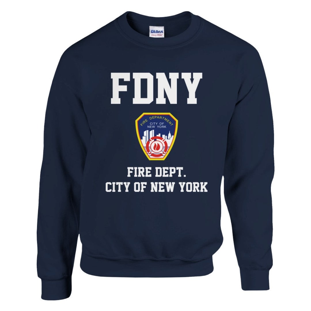 FDNY New York Fire Department Sweatshirt | Official Firefighter Apparel ...